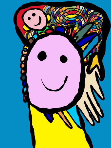 Our earth family_series3-3/10 - 支援型NFT TriARTs by SocialCompassのNFT | Adam byGMO